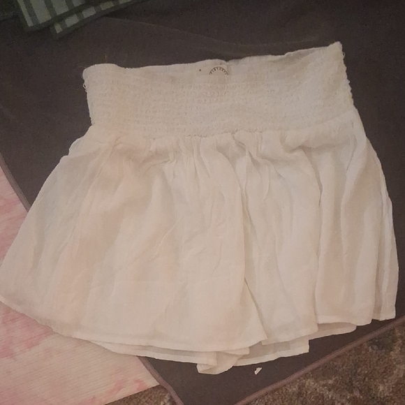One Step Ahead | Skirts | One Step Ahead Ivory Smocked Skirt | Poshmark